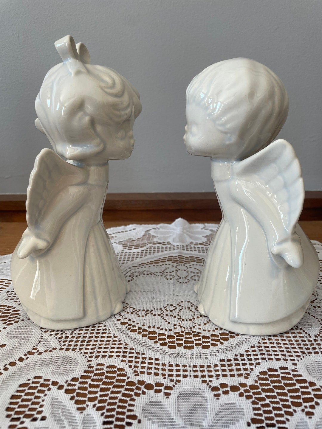 Vintage Kissing Angels - Etsy