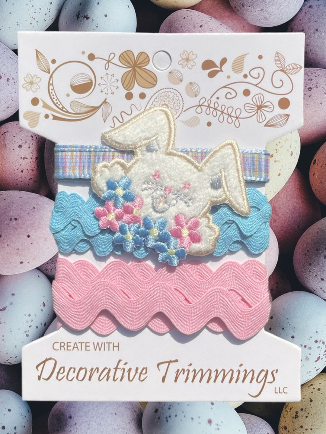 Bunny Applique and Trims Set - Etsy