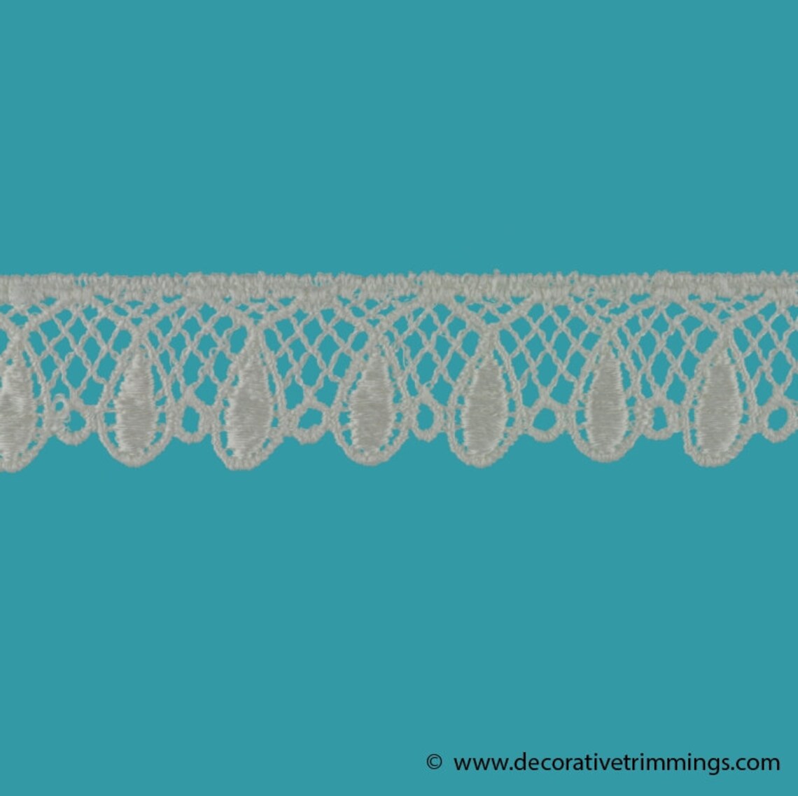7/8 Inch Tear Drop Edge Venice Lace Trim-oyster - Etsy