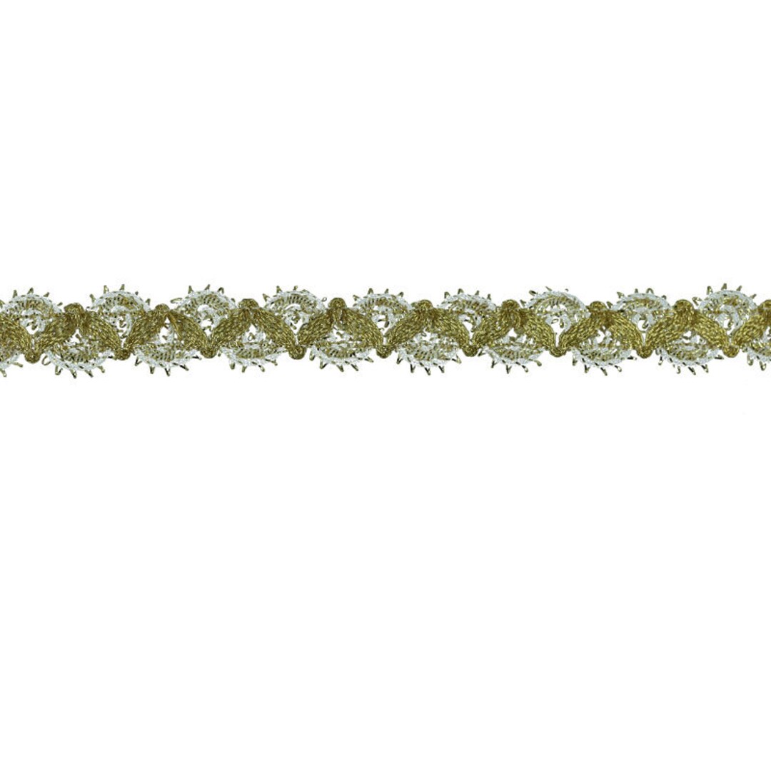 3/4 Inch Metallic Fancy Scroll Trim - Etsy
