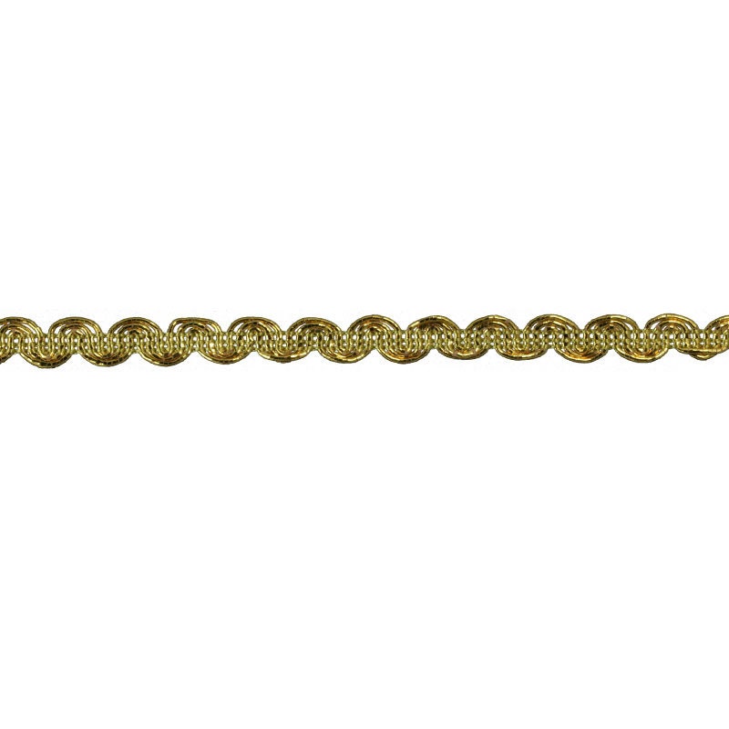 3/8 Inch Sequin Wave Trim Metallic Gold - Etsy