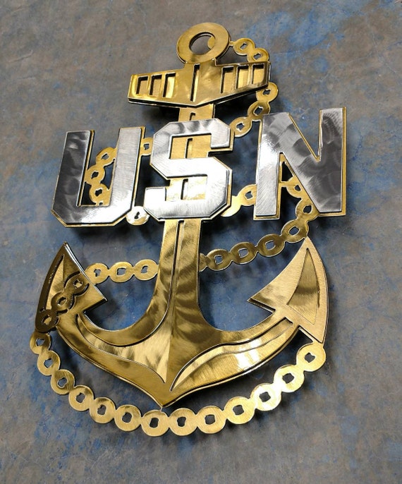 US Navy Chief Anchor - Etsy