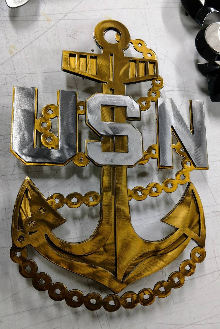 US Navy Chief Anchor - Etsy