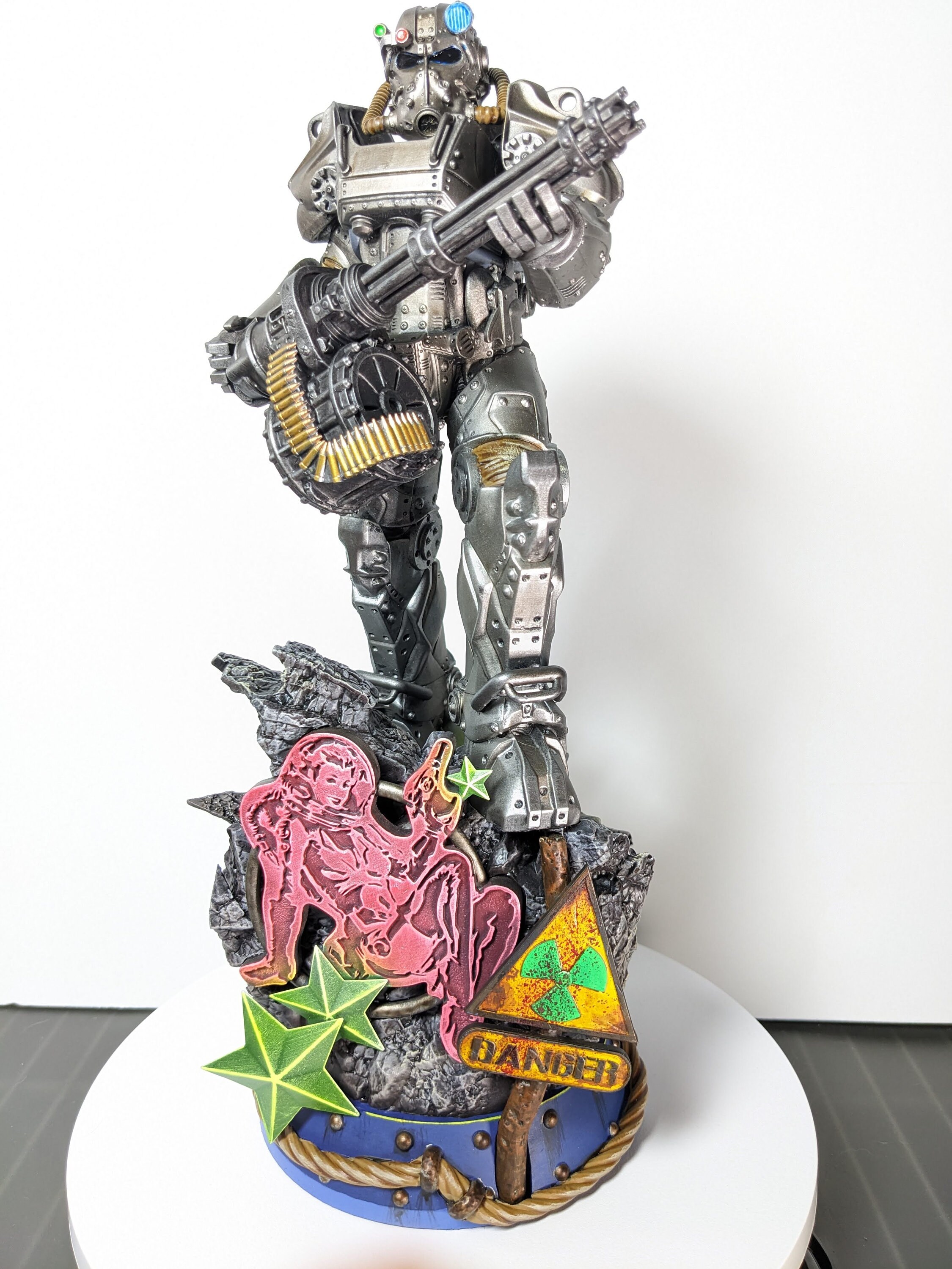 Fallout T60 Armor 3D Statute Painted - Etsy