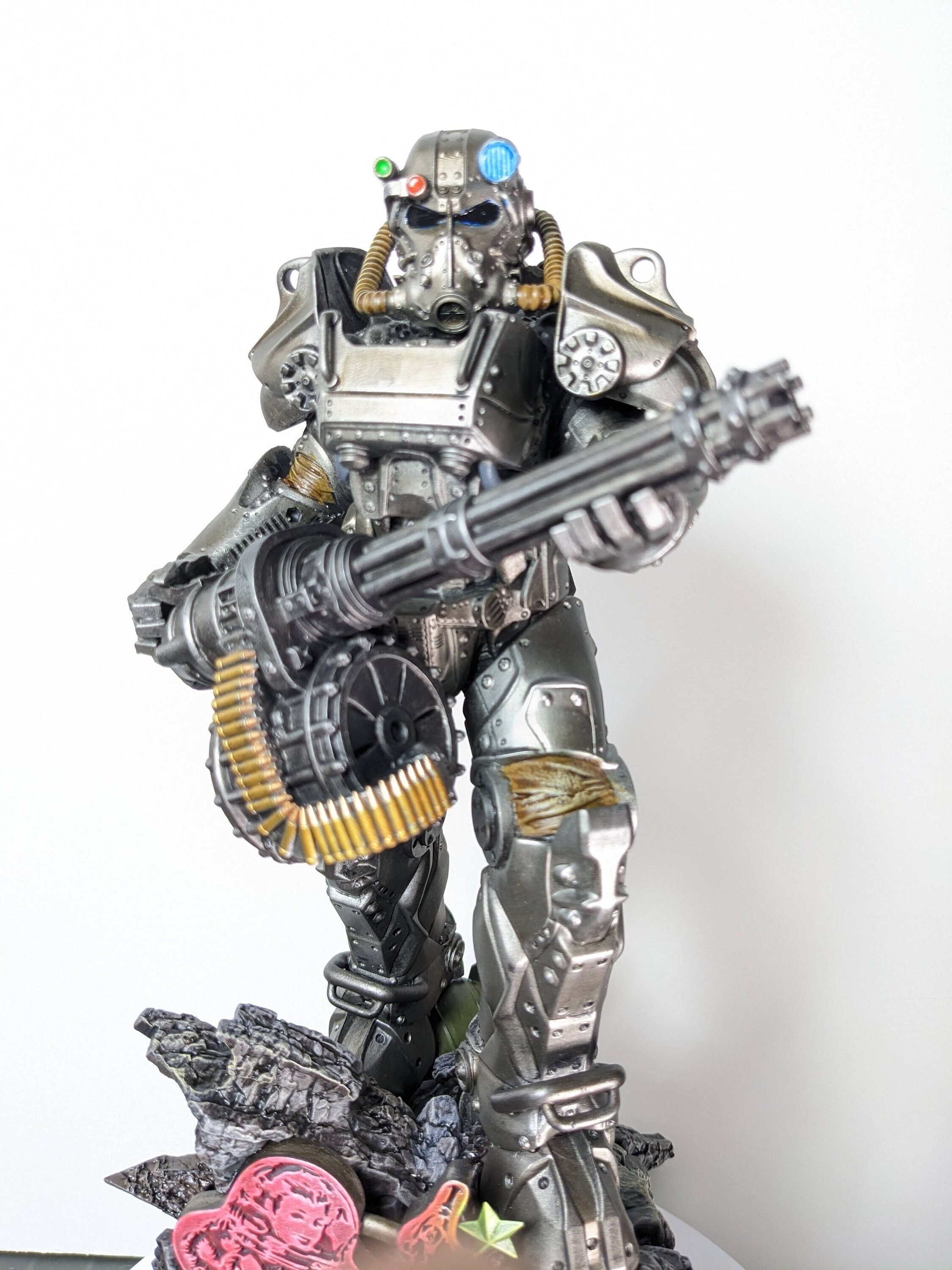 Fallout T60 Armor 3D Statute Painted - Etsy