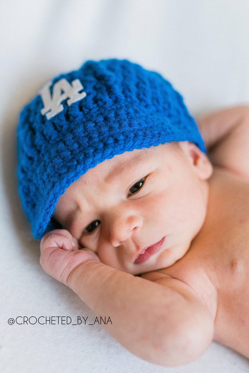 Crochet LA Dodgers Baby Photo Prop Los Angeles Dodgers World - Etsy UK