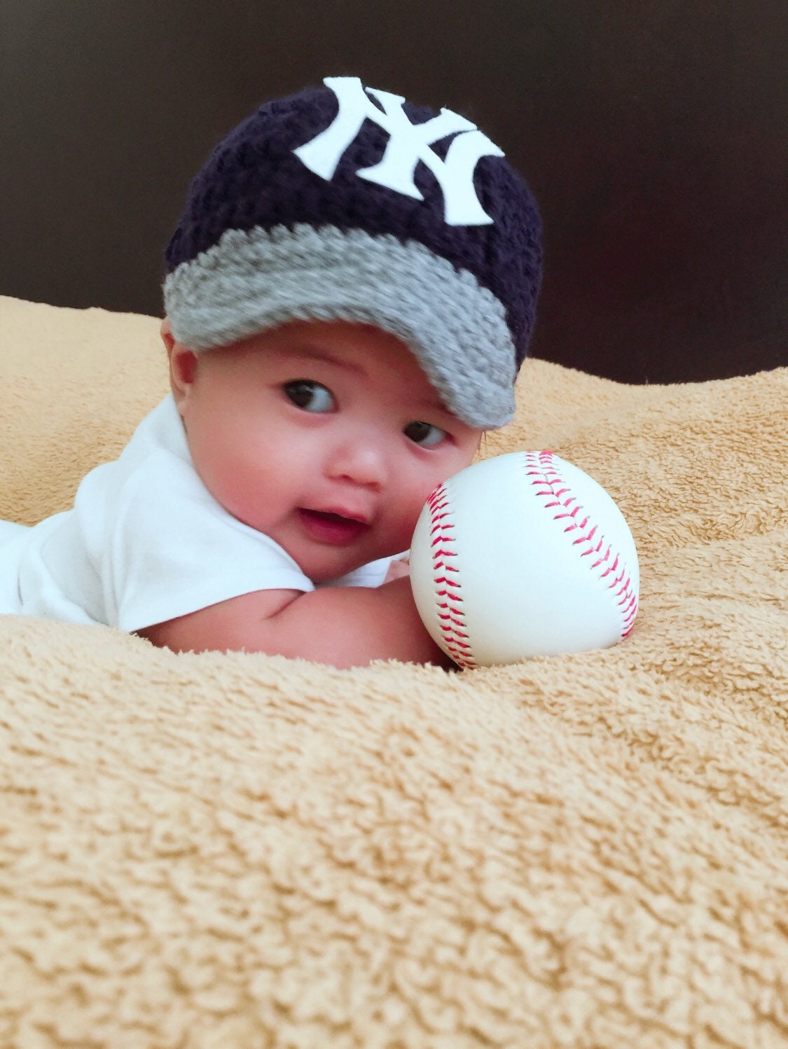 Crochet NY Yankees Baby Photo Prop Newborn Outfit Crochet | Etsy