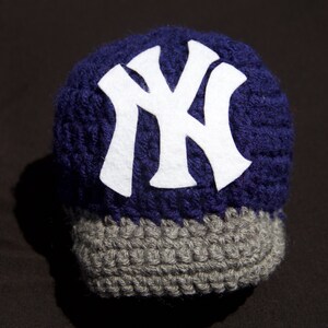 Crochet NY Yankees Baby Photo Prop, Newborn, Outfit, Crochet Set, Bat ...