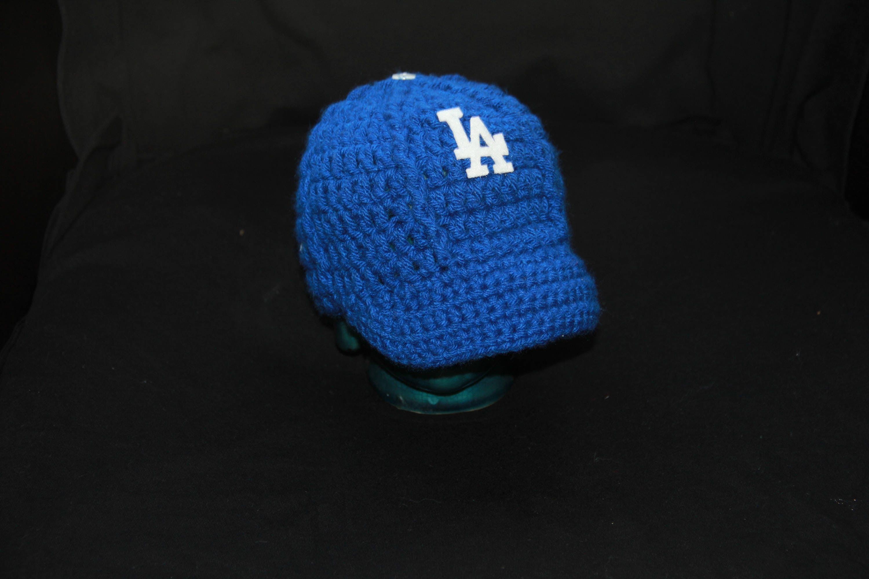 Crochet LA Dodgers Baby Photo Prop, Los Angeles Dodgers, World Series ...