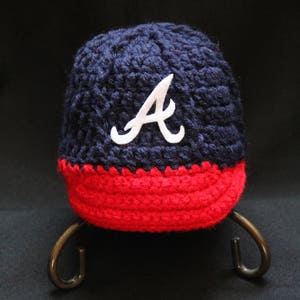 Crochet Atlanta Braves Baby Outfit, Newborn, Baseball, Photo Prop, Baby ...
