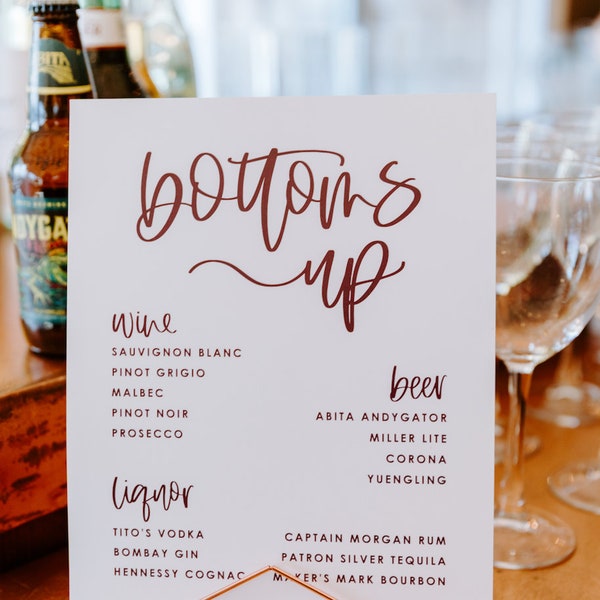 Hand Lettered Menu - Etsy