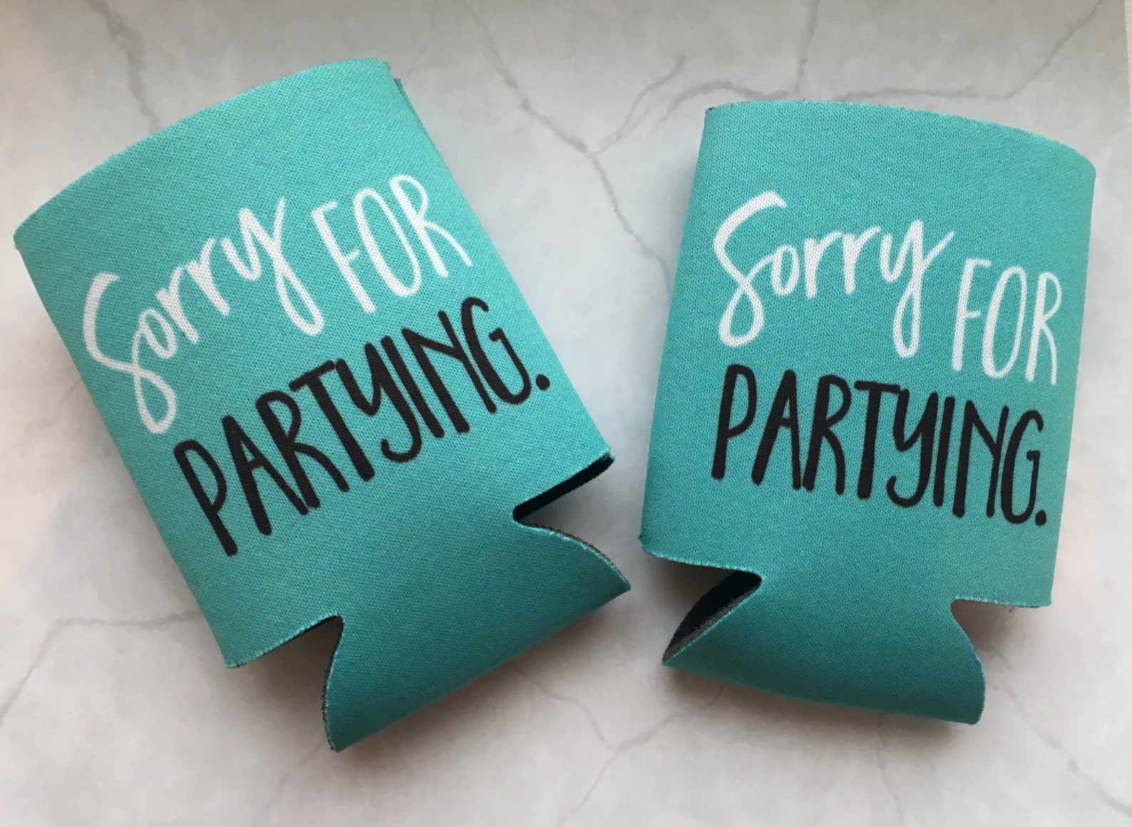 Sorry for Partying Beverage Holder // Party or Bachelorette - Etsy