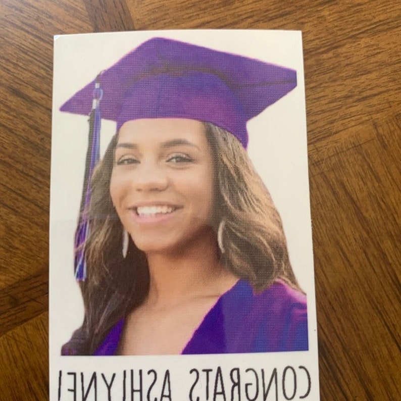 Personalized Graduation Party PHOTO Face Temporary Tattoos // - Etsy