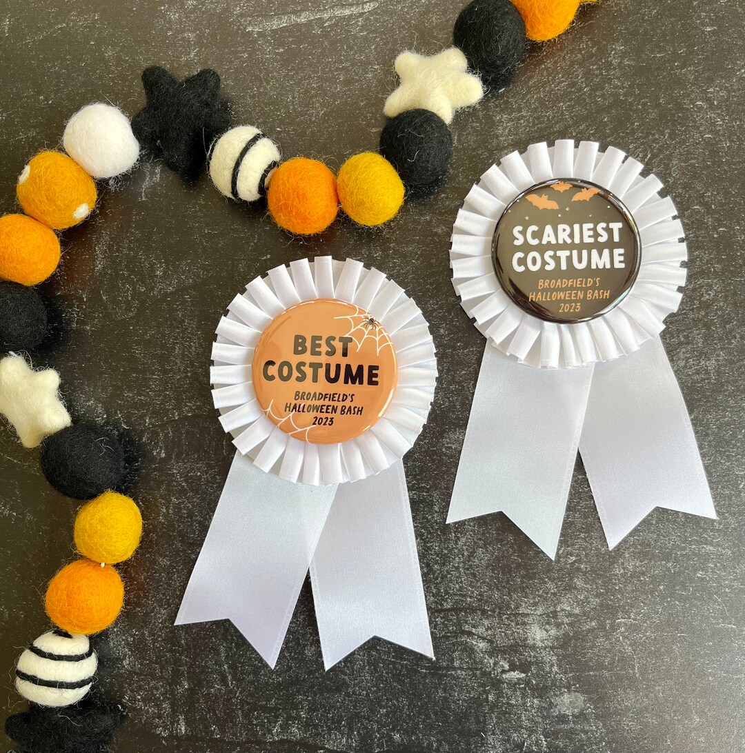 Custom Personalized Award Ribbon // Costume Contest - Etsy