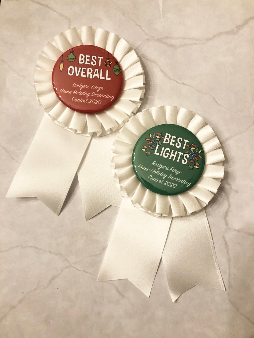 Holiday Home Decorating Contest Awards // Custom Personalized Award ...