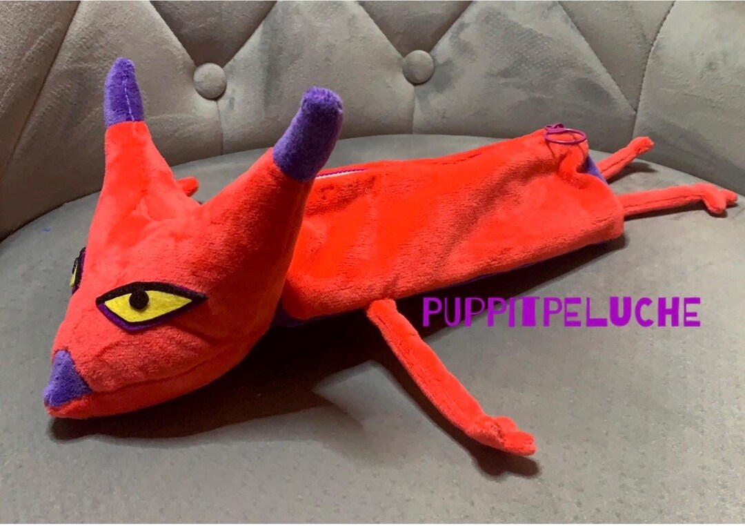 Plush Inspired by the Red Cat Courage the Cowardly Dog - Etsy UK