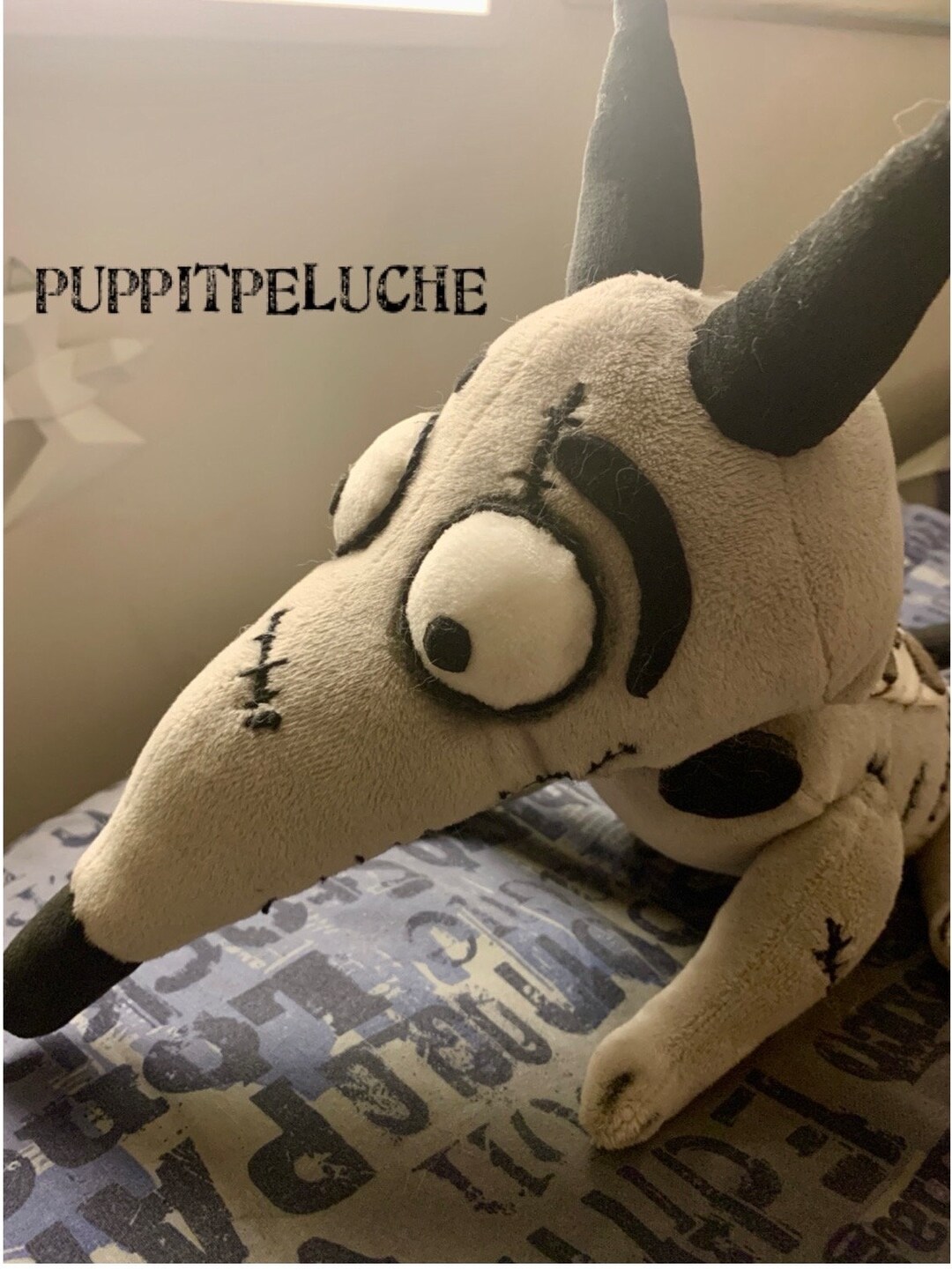 Sparky Dog Plush Handmade Character Movie Tim Burton's frankenweenie - Etsy