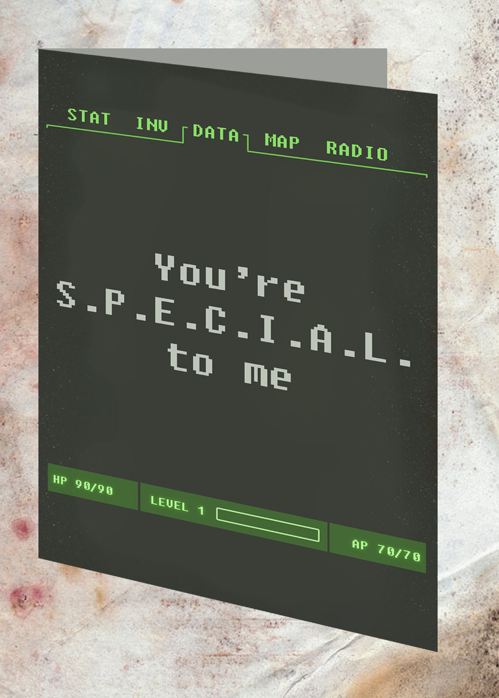 Fallout You're S.P.E.C.I.A.L. Card * Printable | Gift | Birthday ...