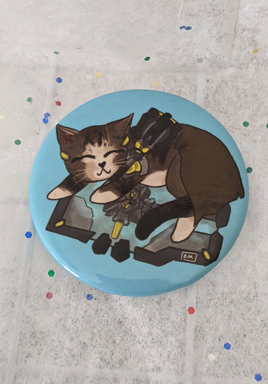 Brigitte Cat 2.25 Button Gift Birthday Holiday Valentine Stocking - Etsy