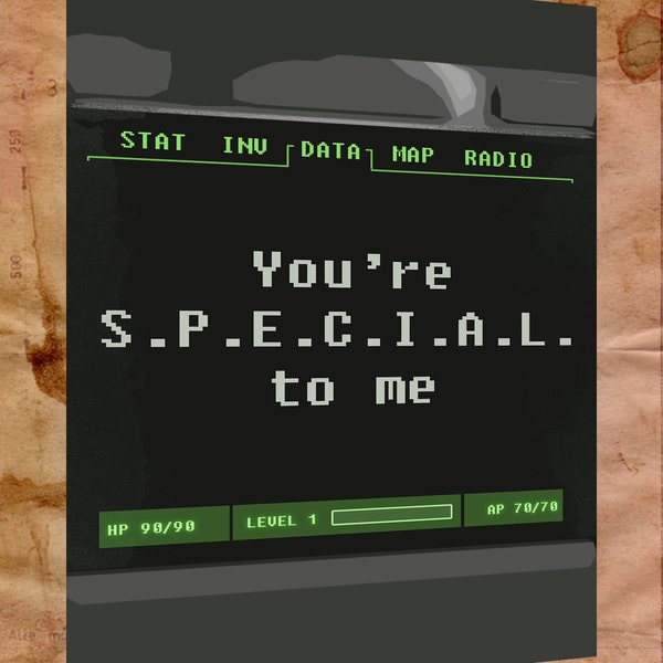 Fallout Birthday Card - Etsy