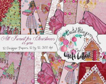 Printable digital paper. Commercial use Planner sticker | Etsy