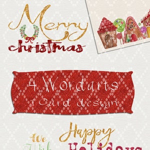 Gingerbread Houses Watercolor Clipart - Etsy