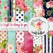 Mixed Media Digital Paper Pack. Printable Bold Designer Paper - Etsy