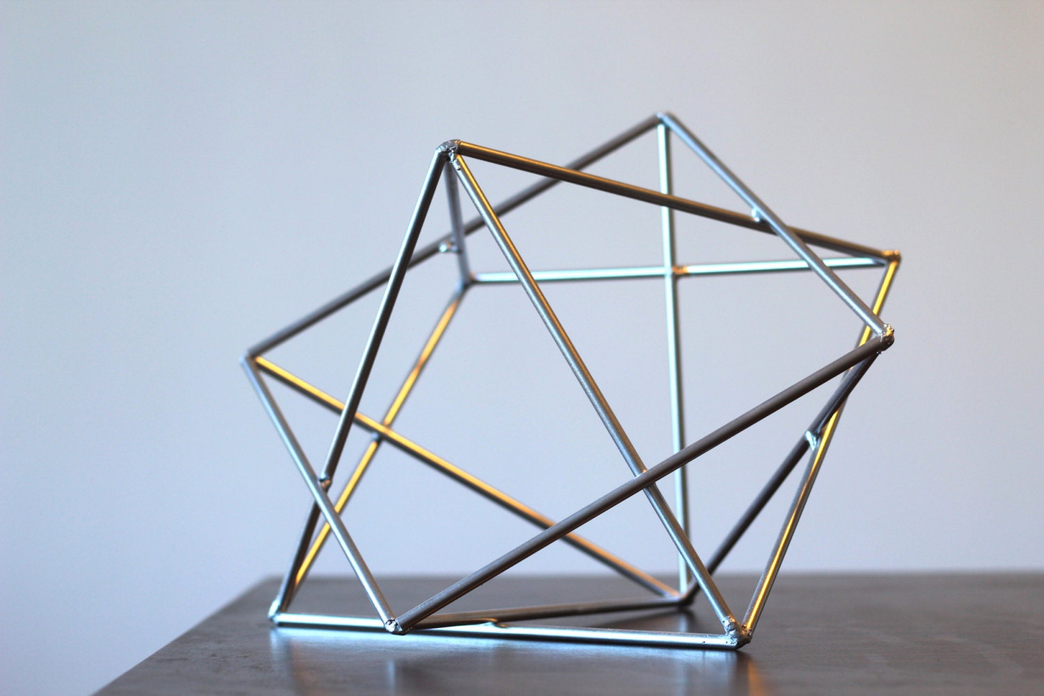 Metal Abstract Art Sculpture Modern Retro Simple Table Decor ...