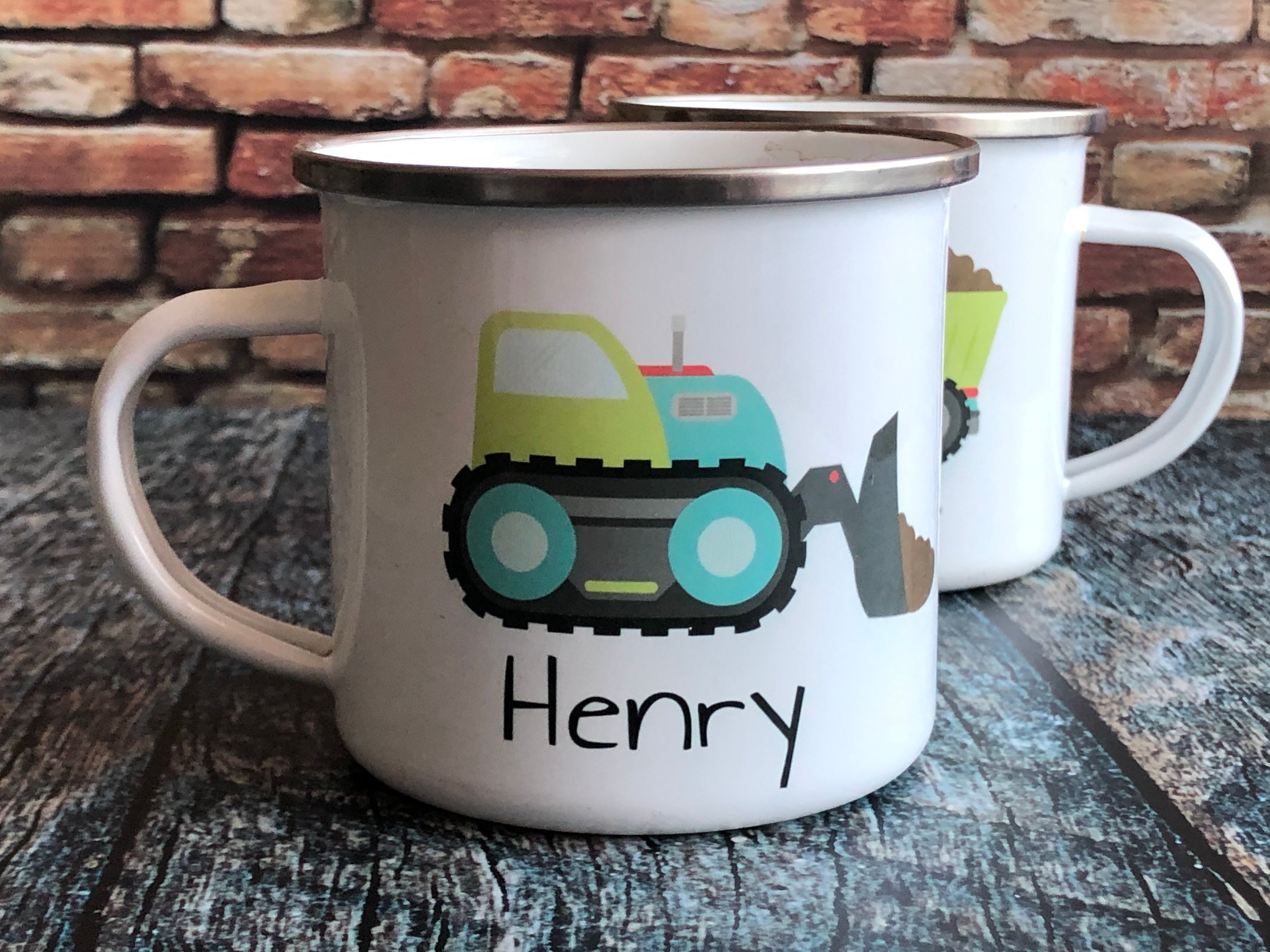 Construction Coffee Mugs Dump Truck Mugs Boys Cups Mugs for | Etsy France