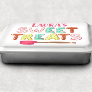 Sweet Treats Personalized Cake Pan, Casserole Dishes, Wedding Shower ...