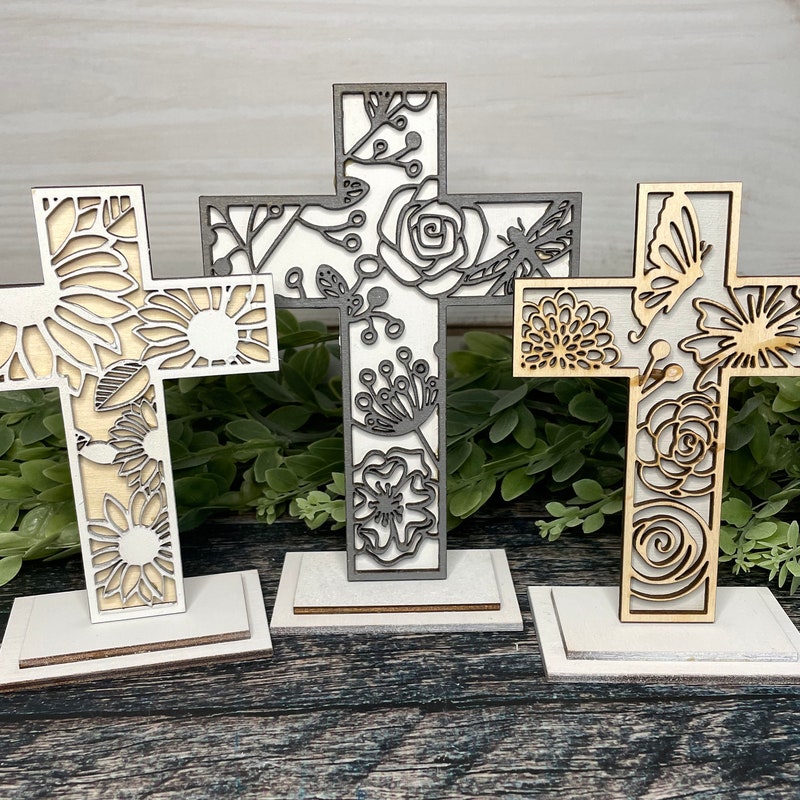 Wooden Cross Table Top - Etsy