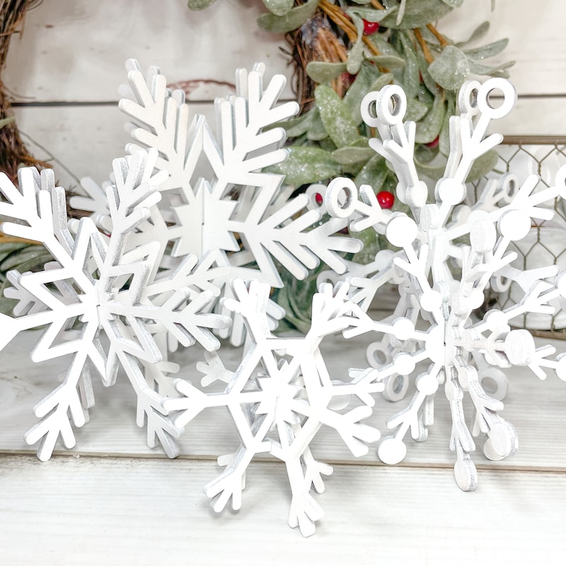Snowflake Home Decor - Etsy