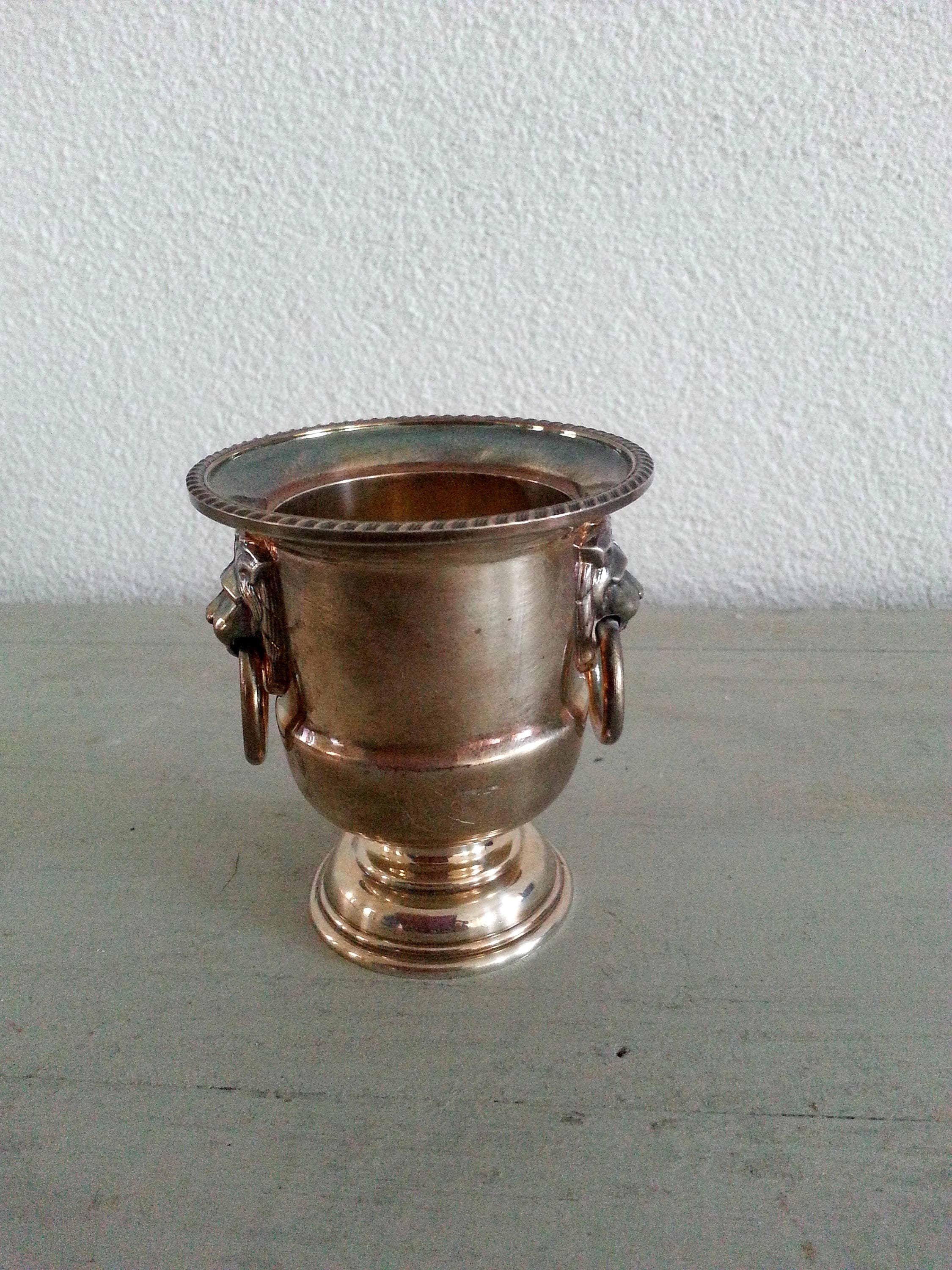 Vintage, ,silver- Plated Goblet Vase, From Viners Sheffield,1940,s ...