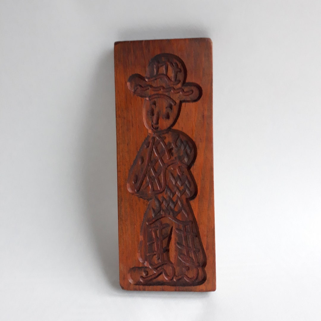 Cute Gingerbread / Cookie Mold Hand-carved - Etsy Hong Kong
