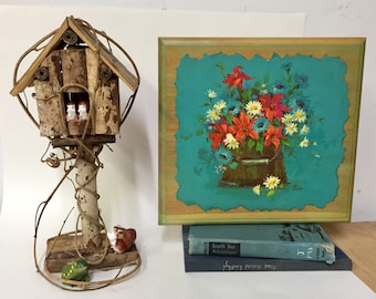 Decoupage wall art | Etsy