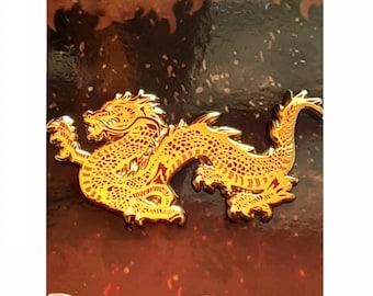 Chinese Dragon Pin - Etsy