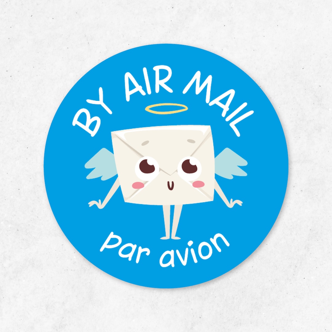 Air Mail Stickers Airmail Par Avion Labels Packaging - Etsy