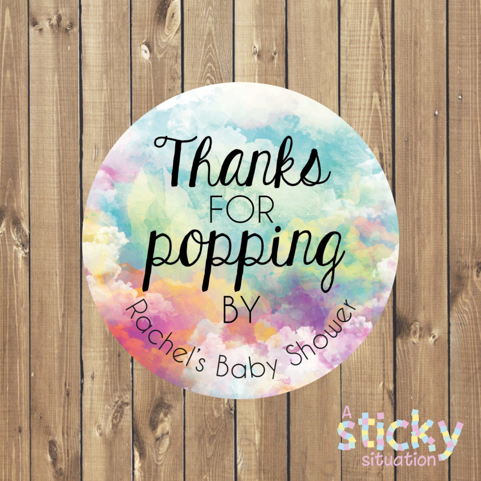 Personalized Thanks for Popping by Stickers Popcorn Labels - Etsy Australia