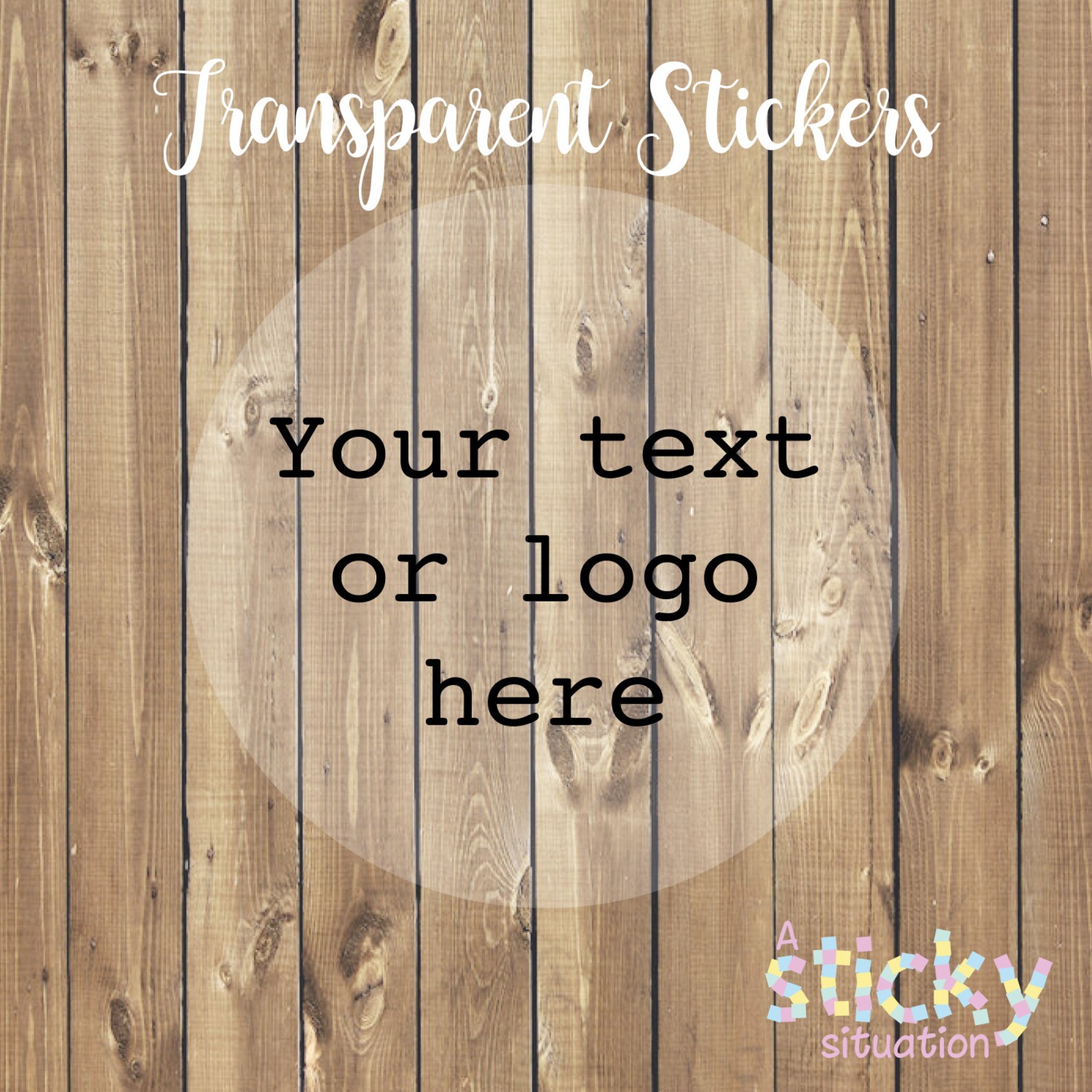 Personalized Transparent Stickers Clear Stickers Clear - Etsy UK