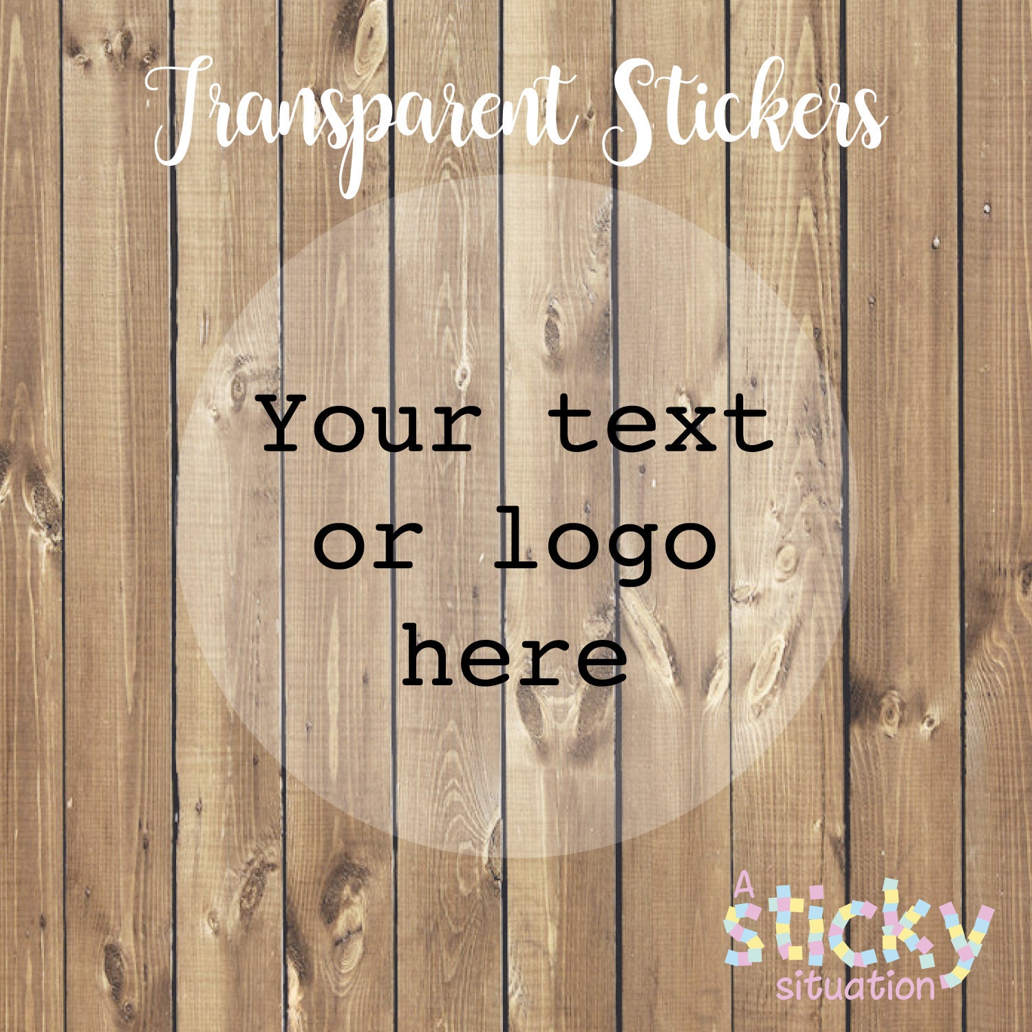 Personalized Transparent Stickers Clear Stickers Clear - Etsy UK