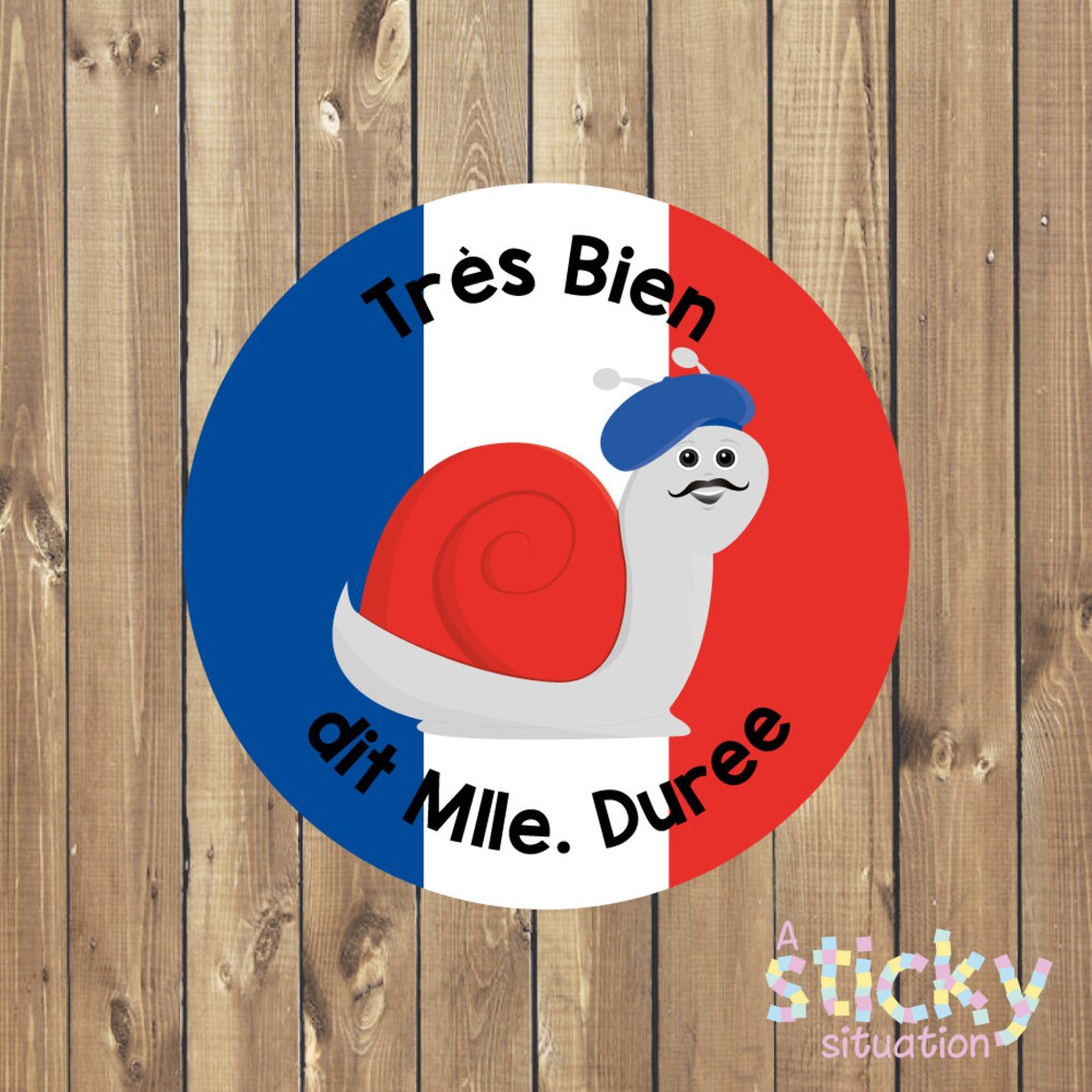Personalized French Teacher Stickers Francais Stickers - Etsy UK