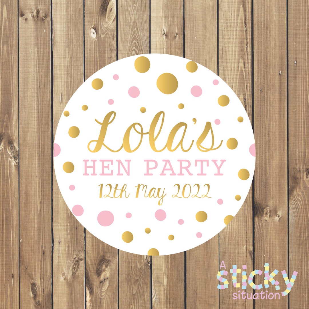 Hen Party Stickers, Hen Party, Hen Weekend Stickers, Hen Do ...