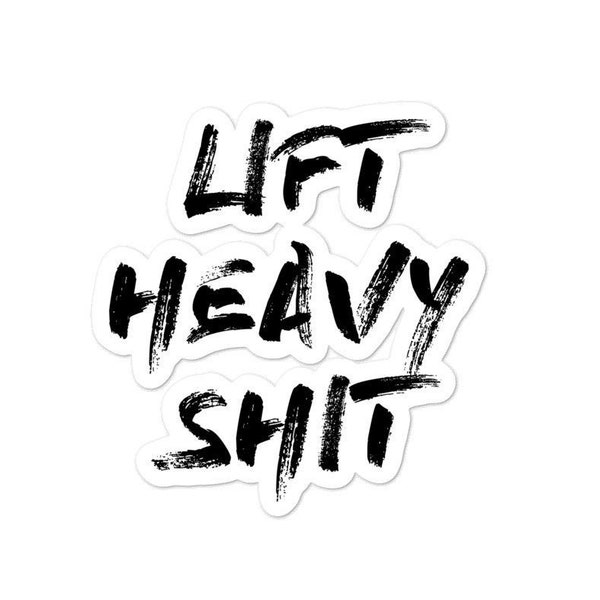 Lift Heavy Stickers - Etsy