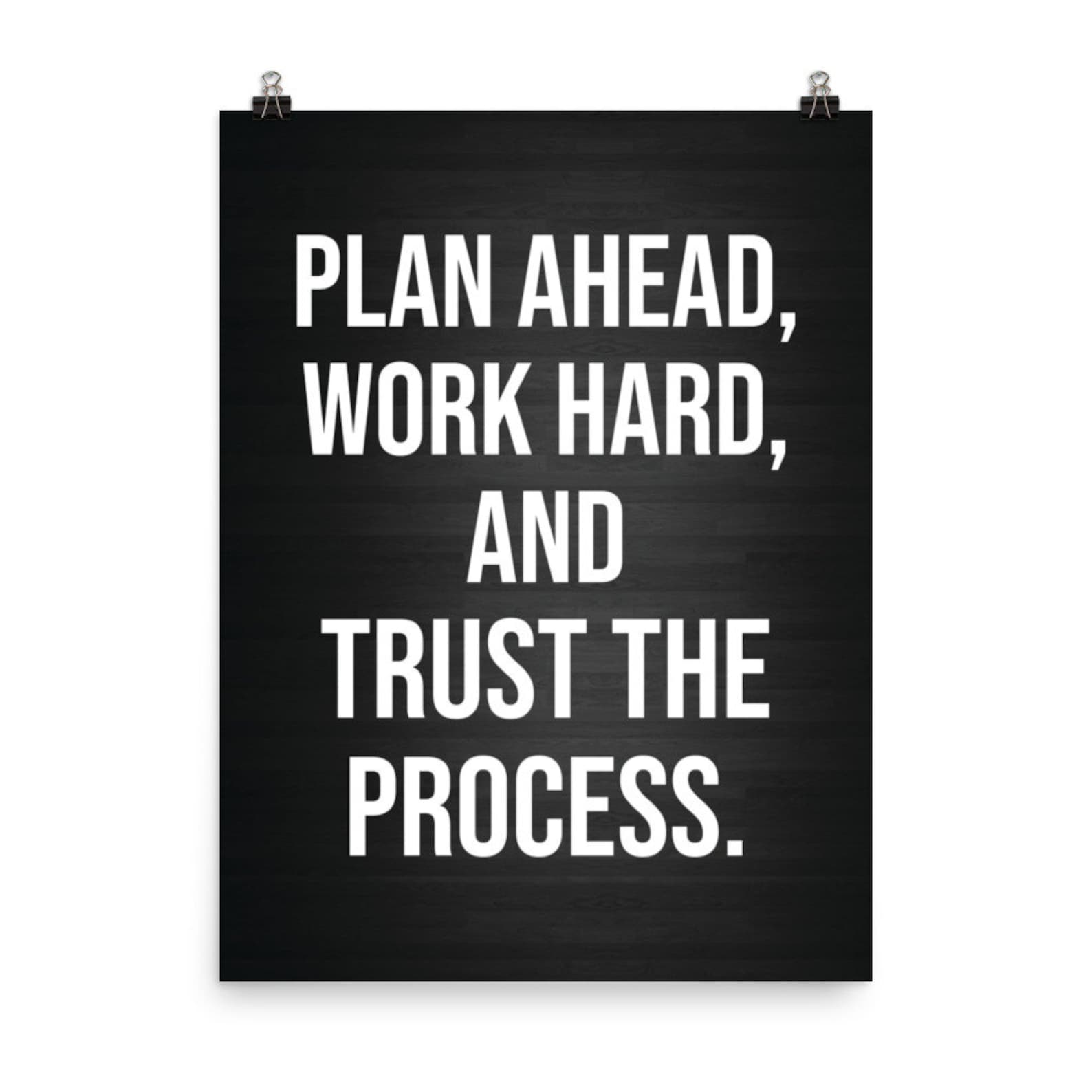 Trust the Process Gym Poster Motivational Prints Gift for - Etsy