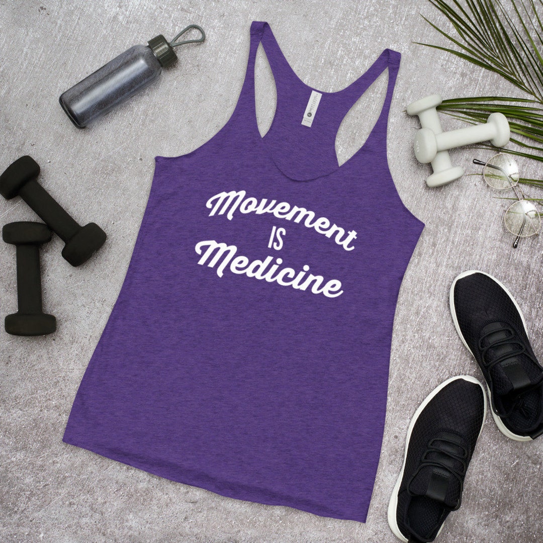 Movement is Medicine Workout Tanks for Women Women's - Etsy