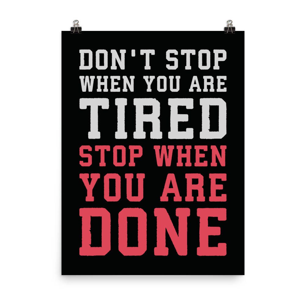 Gym Poster Motivational Prints Gift For Bodybuilding | Etsy