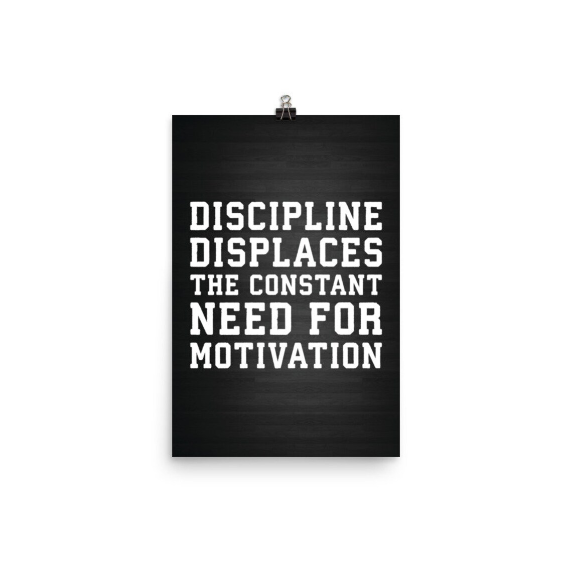 Discipline vs Motivation Gym Poster Motivational Prints | Etsy
