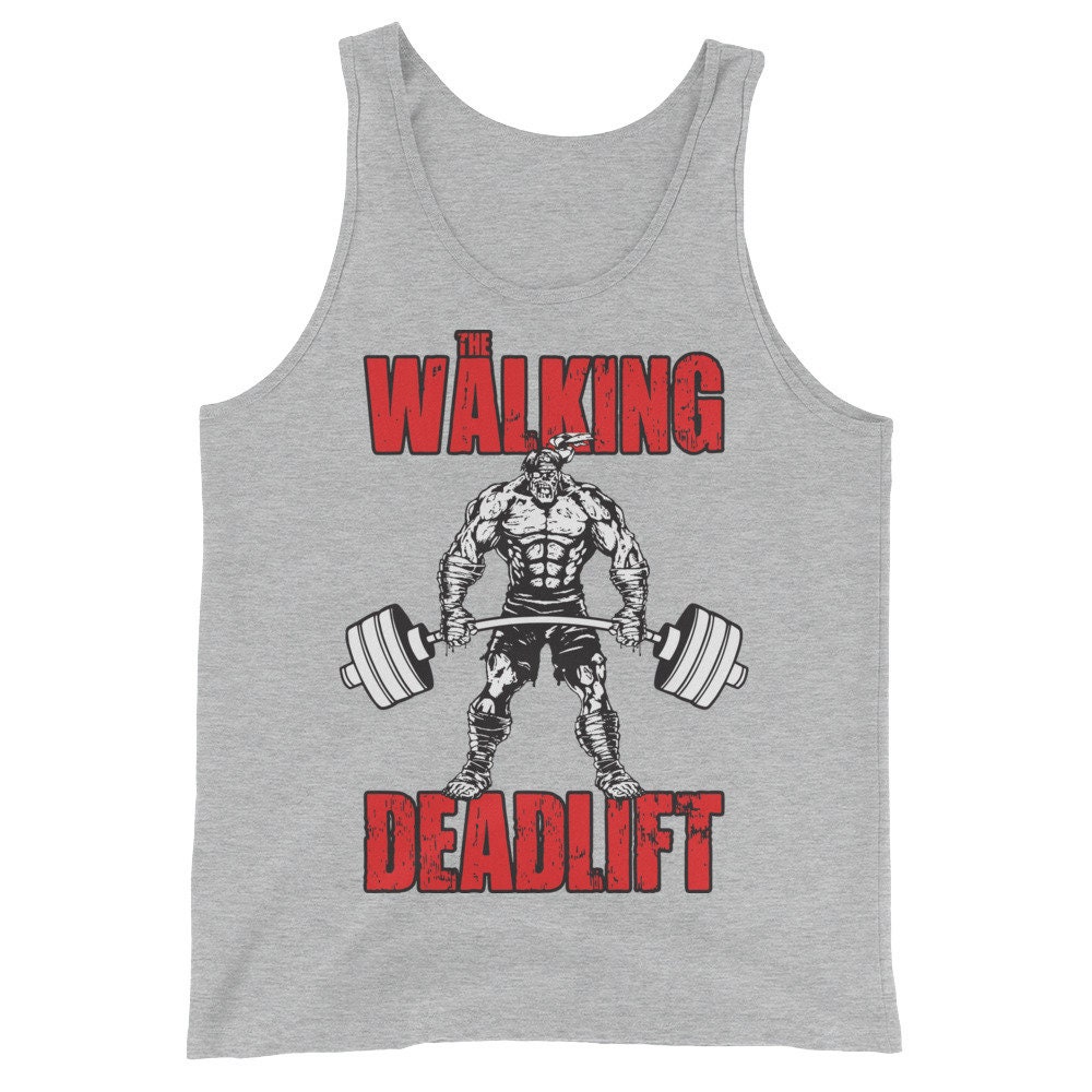 The Walking Deadlift Zombie Funny Cartoon Bodybuilding | Etsy