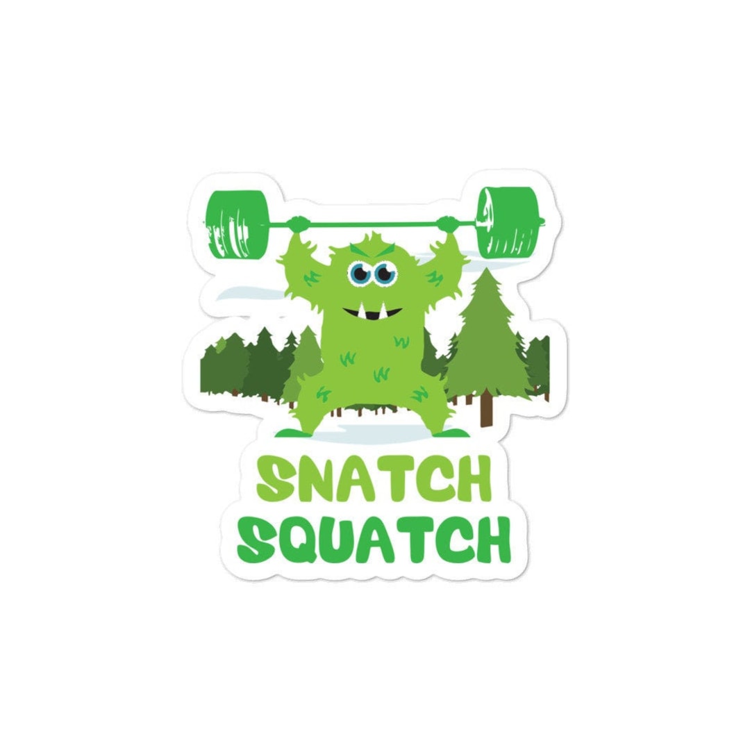 Snatch Squatch, Beast, Sticker, Monster, Cute, Cartoon, Gift ...