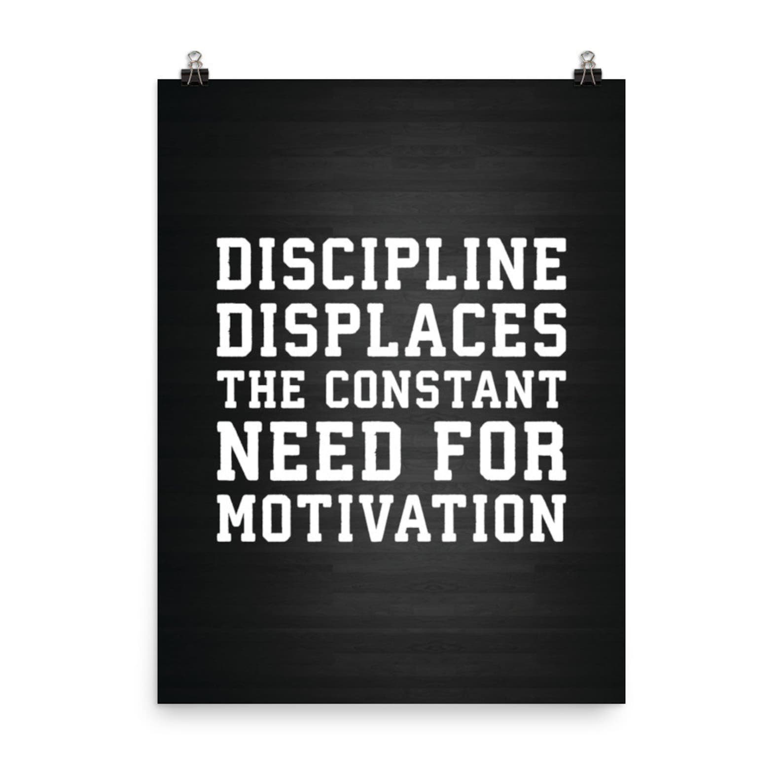 Discipline Vs Motivation Gym Poster Motivational Prints - Etsy